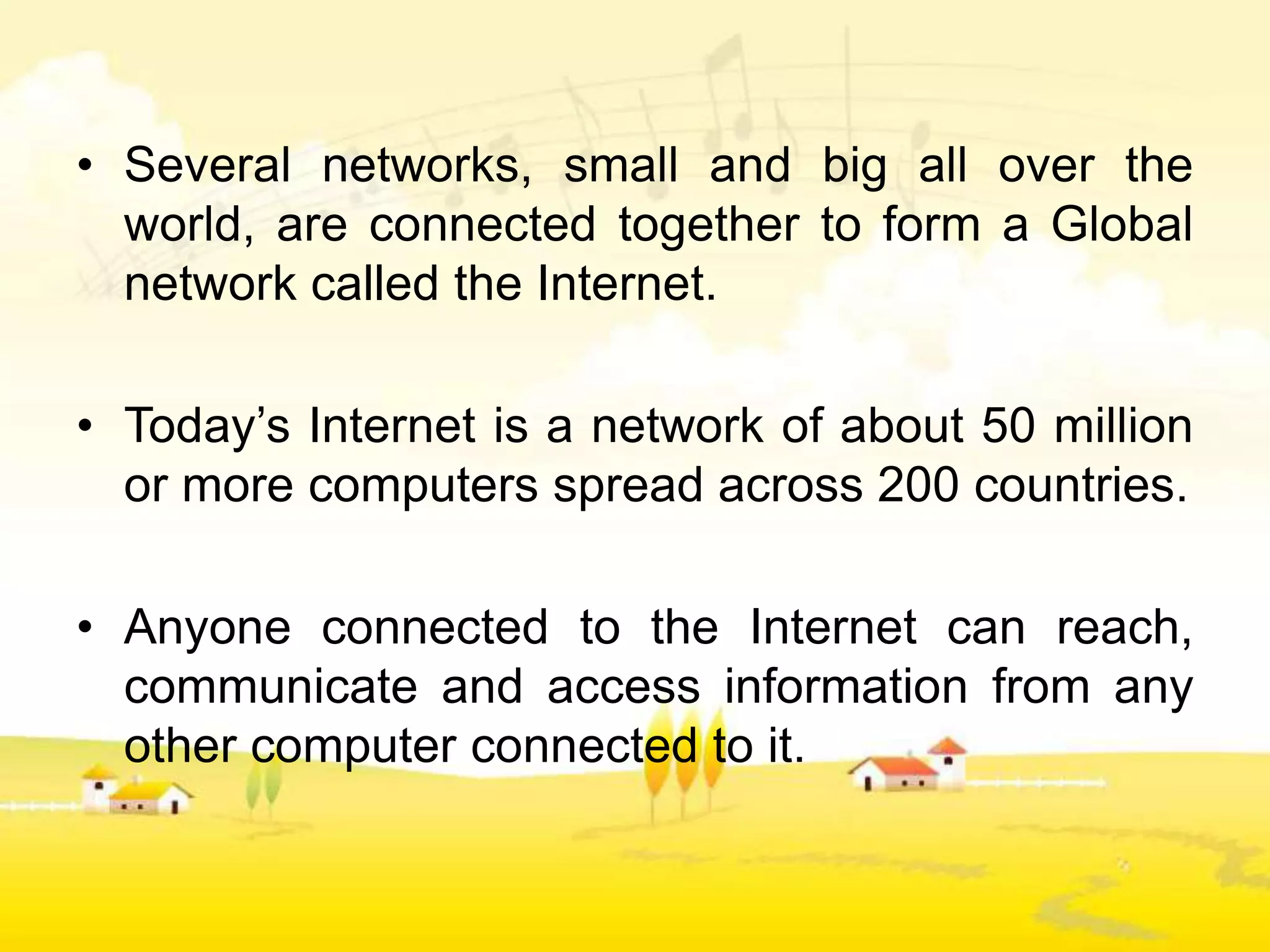 Computers in Education - Internet | PPT
