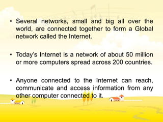 Computers in Education - Internet | PPT