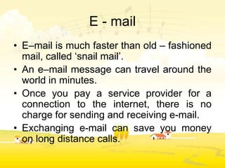 Computers in Education - Internet | PPT