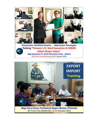 (2021). Silabus Training "Perdagangan Internasional, Export - Import & Kepabeanan" | PDF