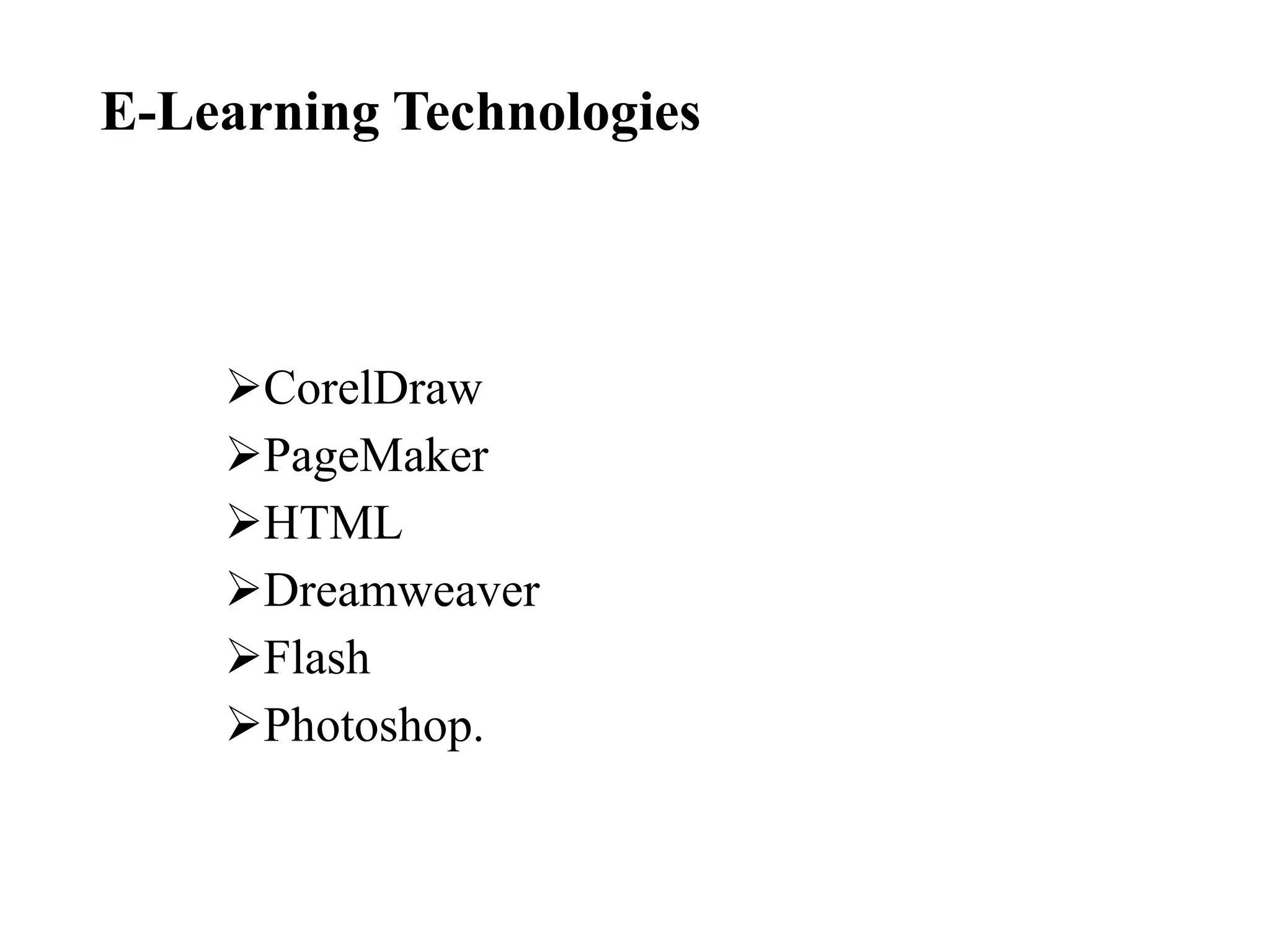 E-Learning Technologies - R.D.Sivakumar | PPT