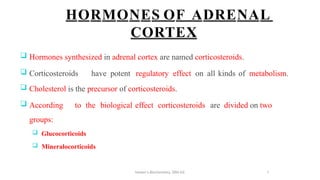 DPT - Biochemistry & Genetics - II (Hormones) Adrenal Gland & its ...