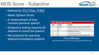 How to Measure VoIP Voice Quality | PPT