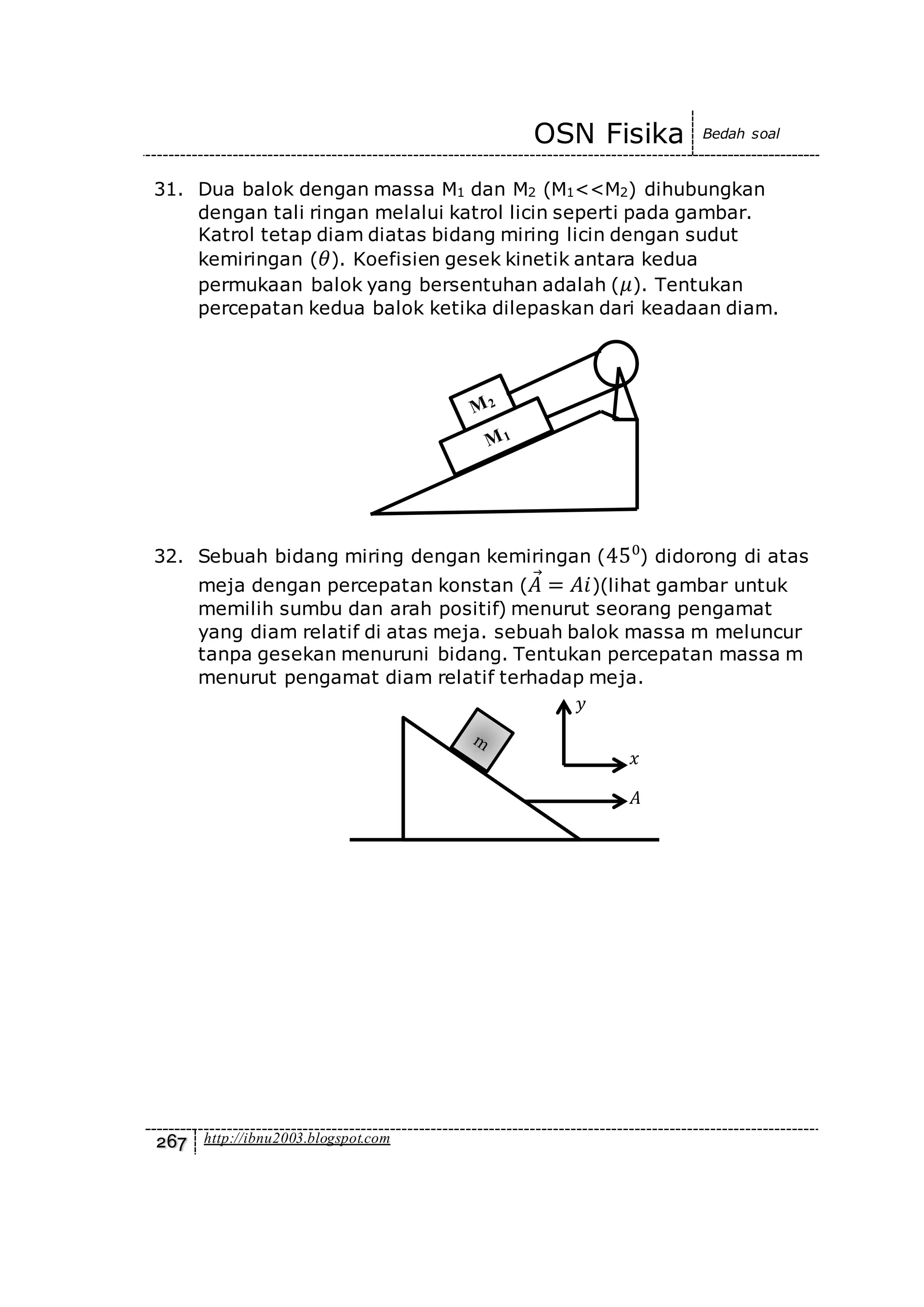 31-40 osn fisika (soal) | DOCX