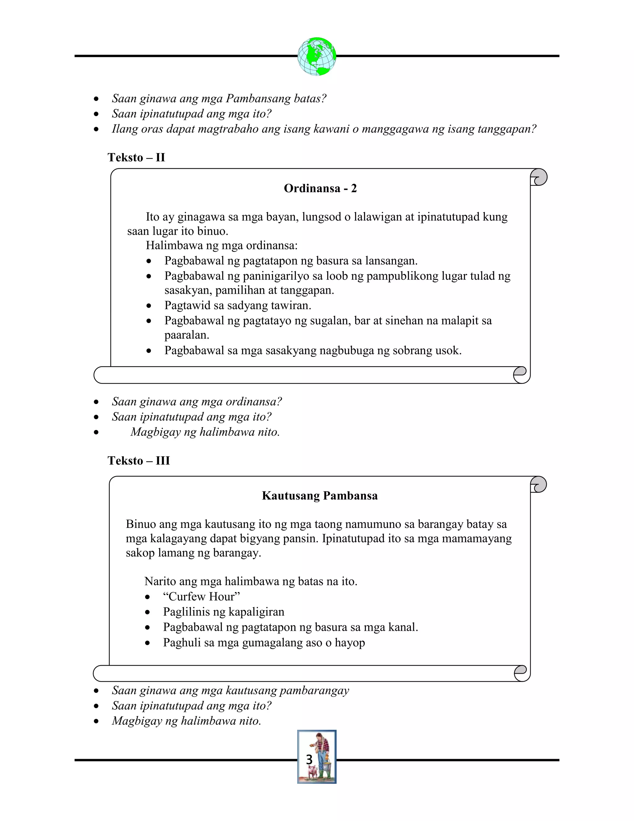 31 ang mga batas sa bansa | PDF