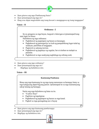 31 ang mga batas sa bansa | PDF
