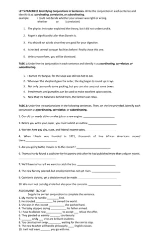 31 conjunction | DOCX | Gardening | Home & Garden