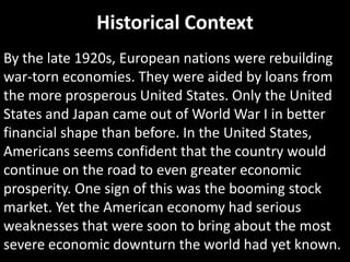 DBQ Great Depression | PPTX