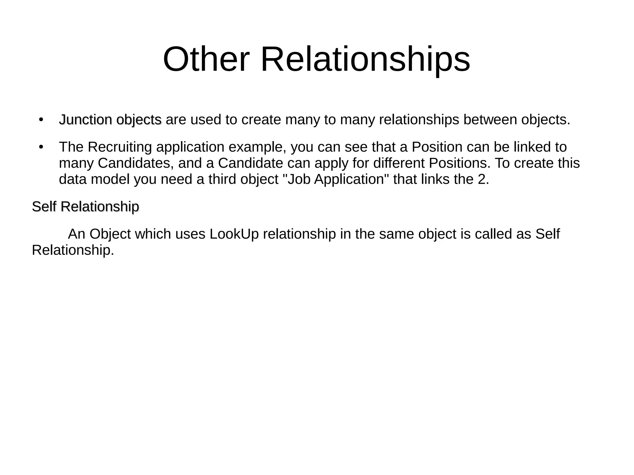 Relationships in Salesforce | ODP