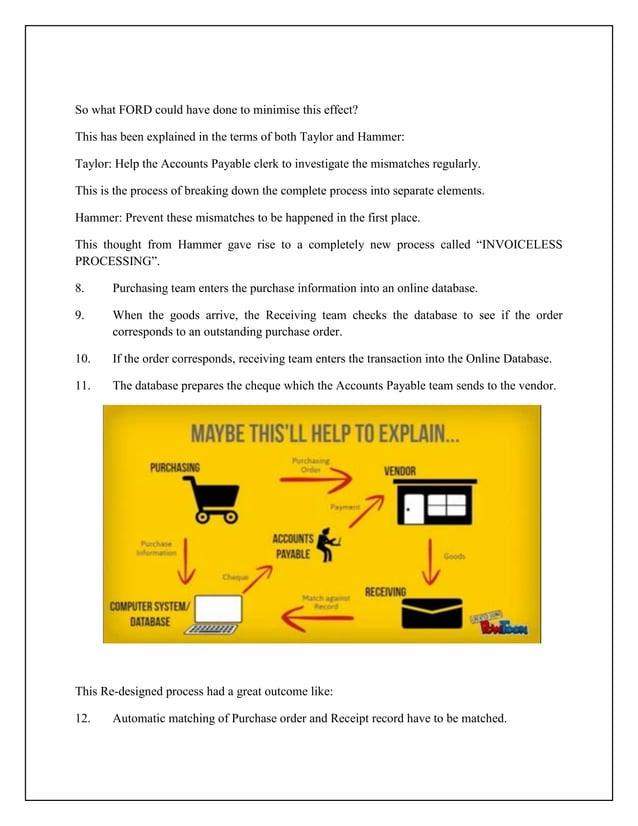 Michael hammer and james champy on Business process re-engineering ...