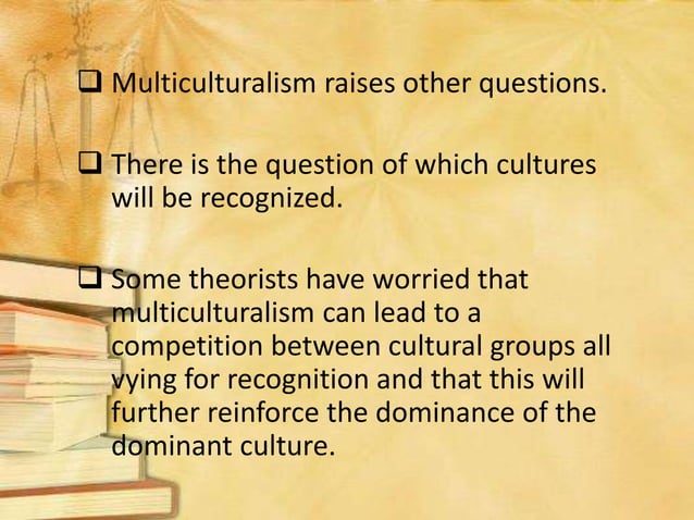 Define the word Multiculturalism | PPTX | Education