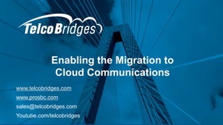 RESTful APIs and SBCs | PPT