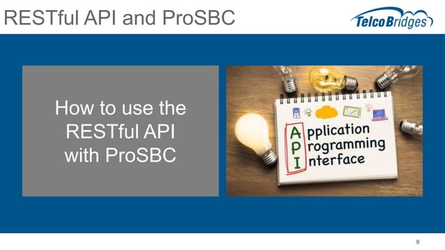 RESTful APIs and SBCs | PPT