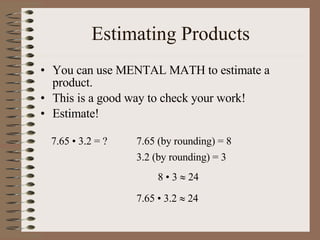 3.1 Rounding And Estimating | PPT