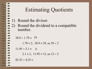 3.1 Rounding And Estimating | PPT
