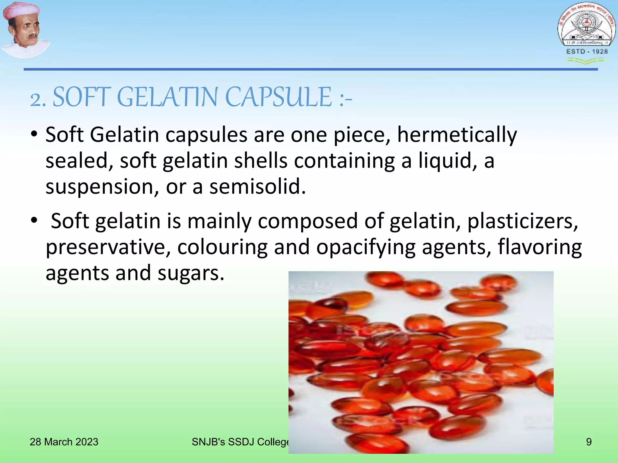 Types of capsules by Sakshi Lodha | PPTX