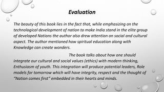 Ignited Minds by Dr. APJ Abdul kalam (Book Review) | PPTX