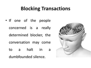Blocking transactions - transactional analysis - Manu Melwin Joy | PPTX