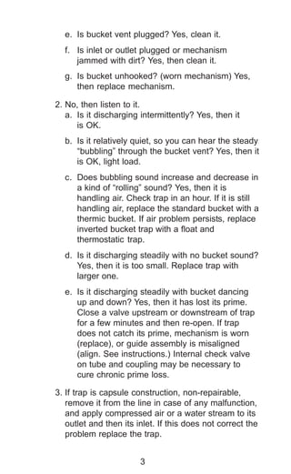 Steam Trap Testing Guide for Energy Conservation | PDF | Home ...