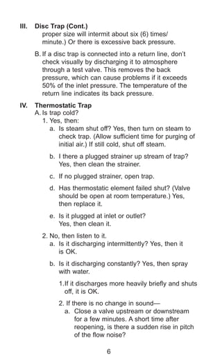 Steam Trap Testing Guide for Energy Conservation | PDF | Home ...