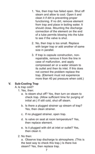 Steam Trap Testing Guide for Energy Conservation | PDF | Home ...