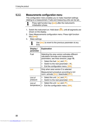 Hướng dẫn sử dụng Testo 310 | PDF