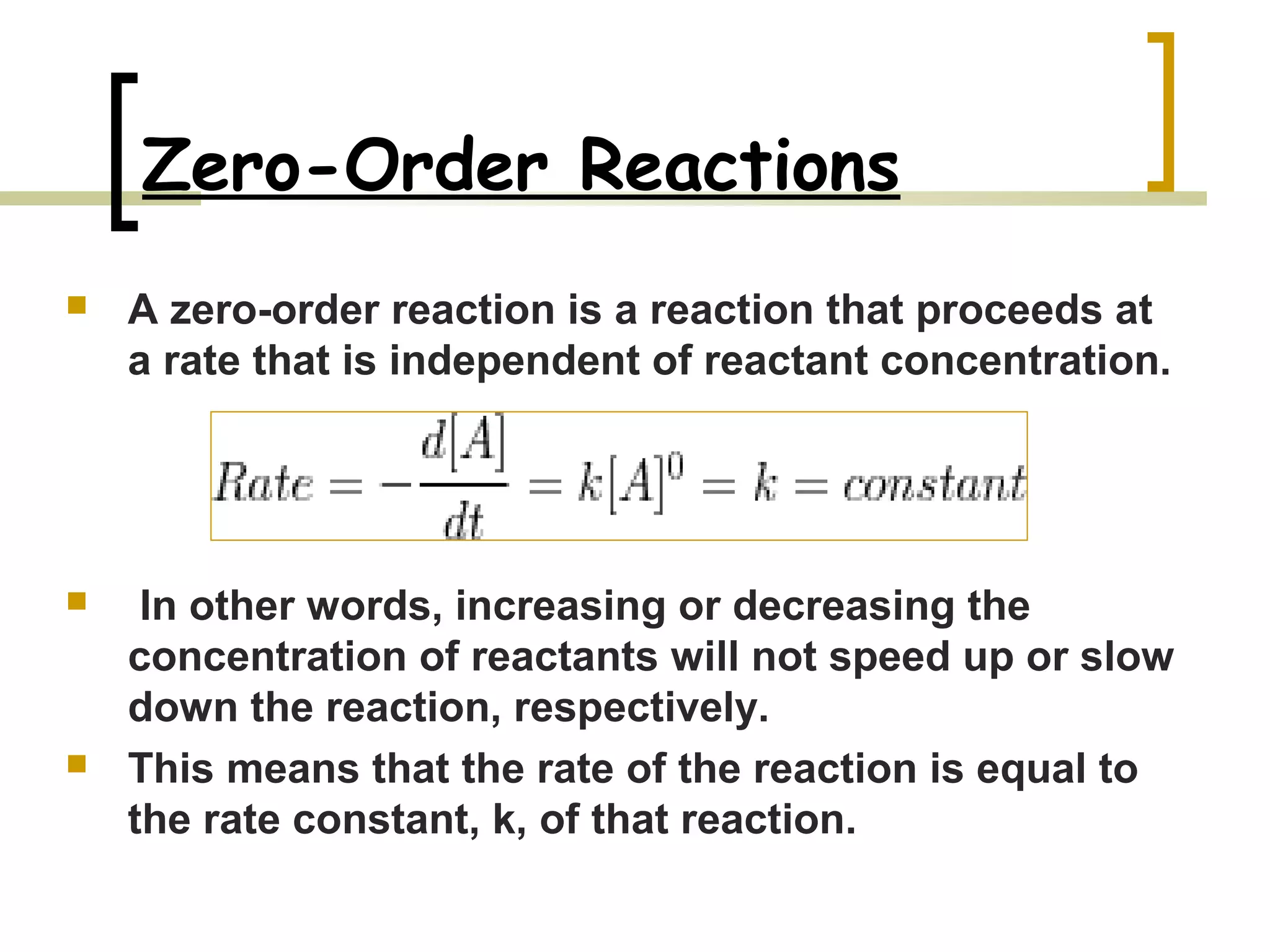 REACTION KINETICS | PPT