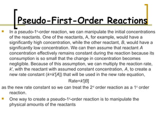 REACTION KINETICS | PPT