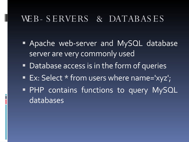 Hacking - Web based attacks | PPT