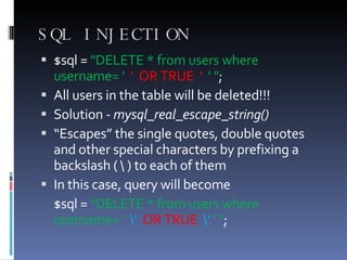 Hacking - Web based attacks | PPS