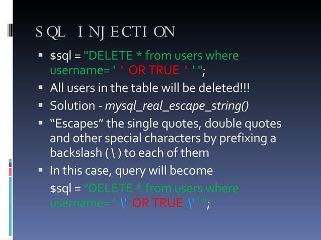 Hacking - Web based attacks | PPT