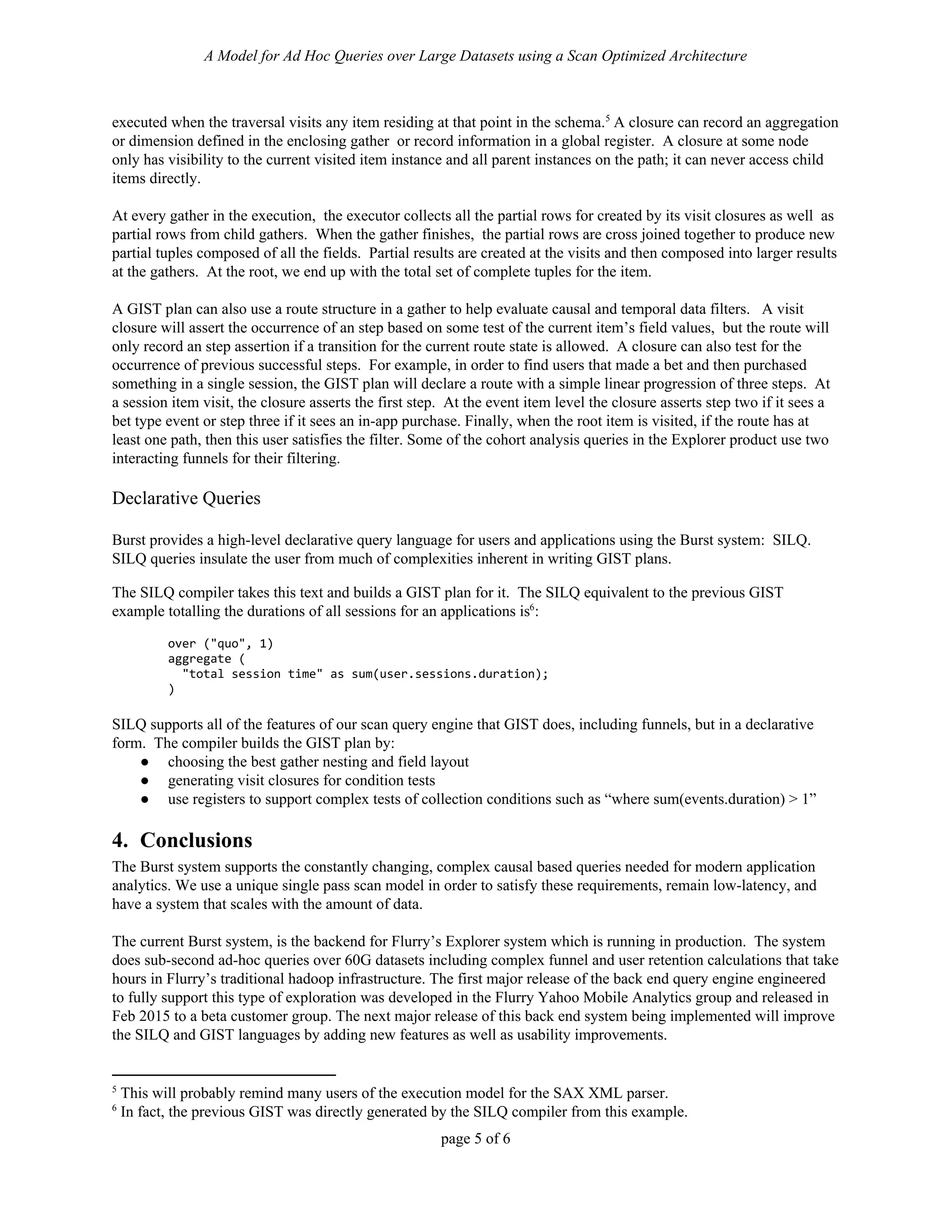 A Query Model for Ad Hoc Queries using a Scanning Architecture | PDF