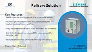 Siemens Siprotec 7SJ64: The Ultimate Solution for Overcurrent and Earth ...