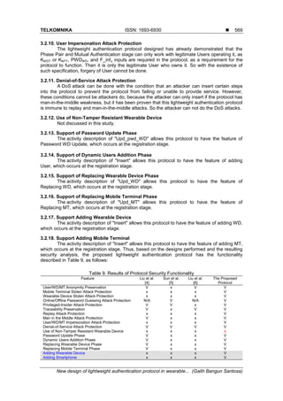 New design of lightweight authentication protocol in wearable technology | PDF