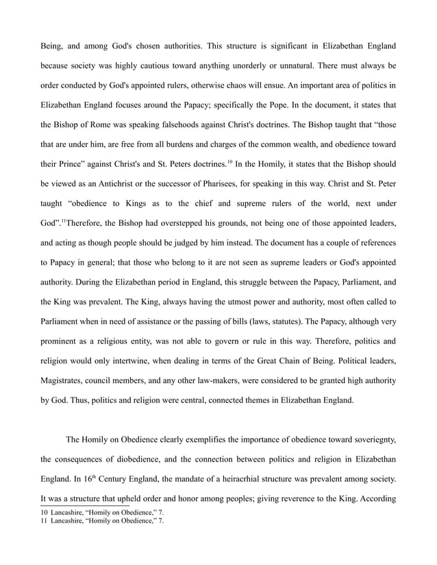 Homily on Obedience- Document Analysis (revised) | ODT Homily on Obedience- Document Analysis (revised) | ODT