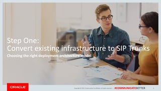 SIP TRUNKING EVENT - ORACLE PRESENTATION - 31/05/2018 | PDF