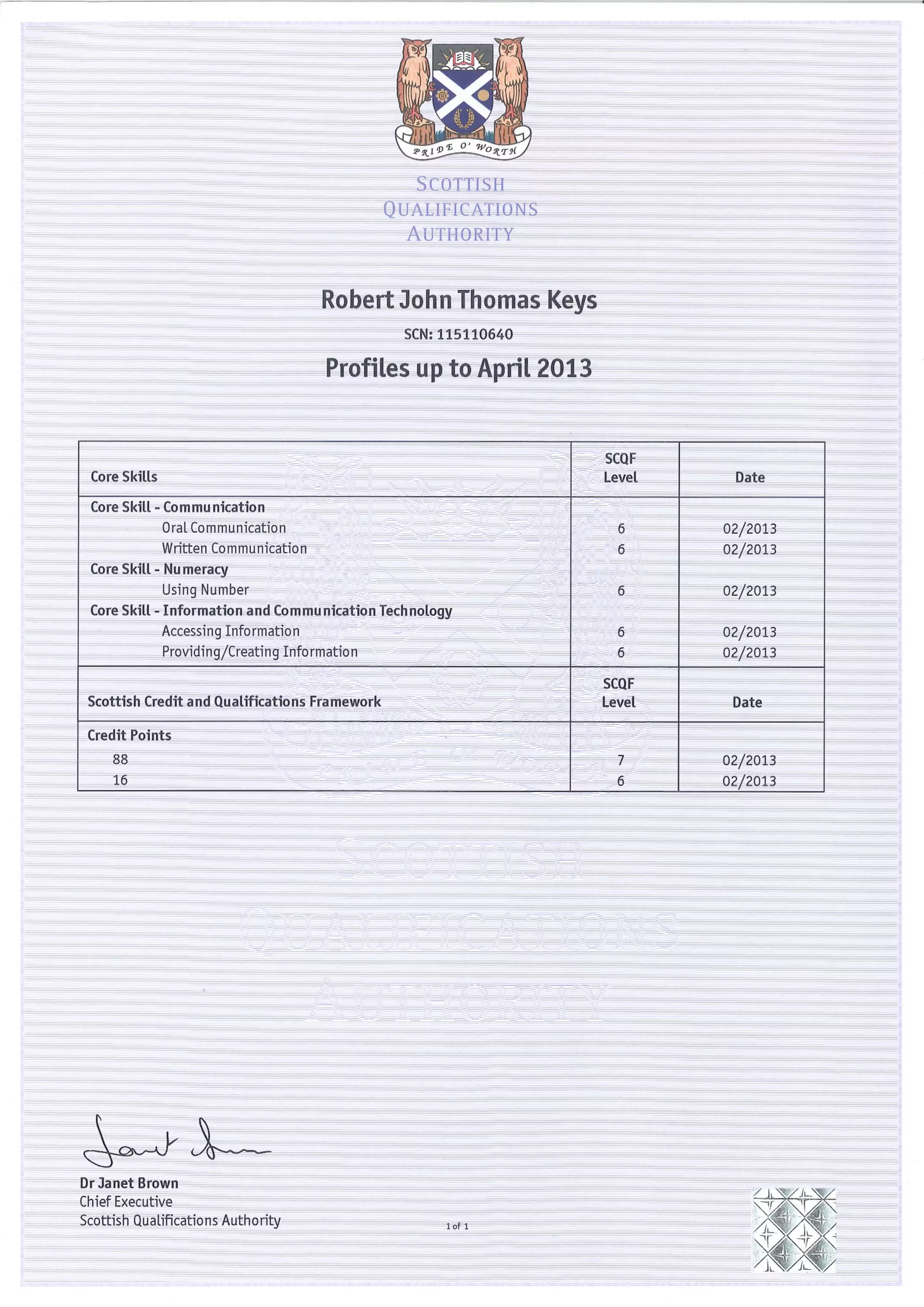 HNC certificate (2013) | PDF