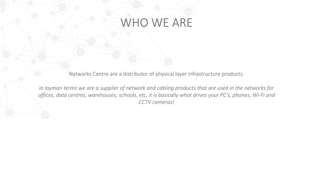 Duncan Lindsay - Network Centre - Case Study | PPTX | Computer ...