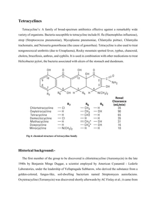 ANTIBIOTICS (Tetracycline) | PDF