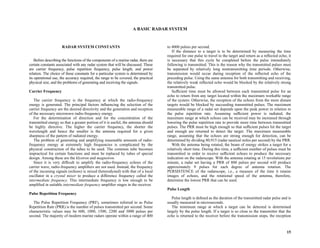 Radar Principle | PDF | Physics | Science