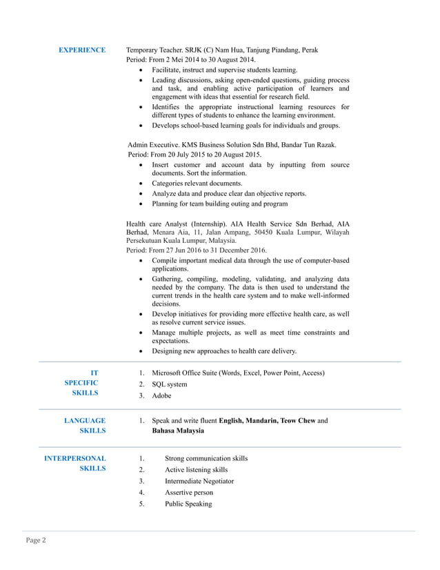 Felix's resume edited | PDF