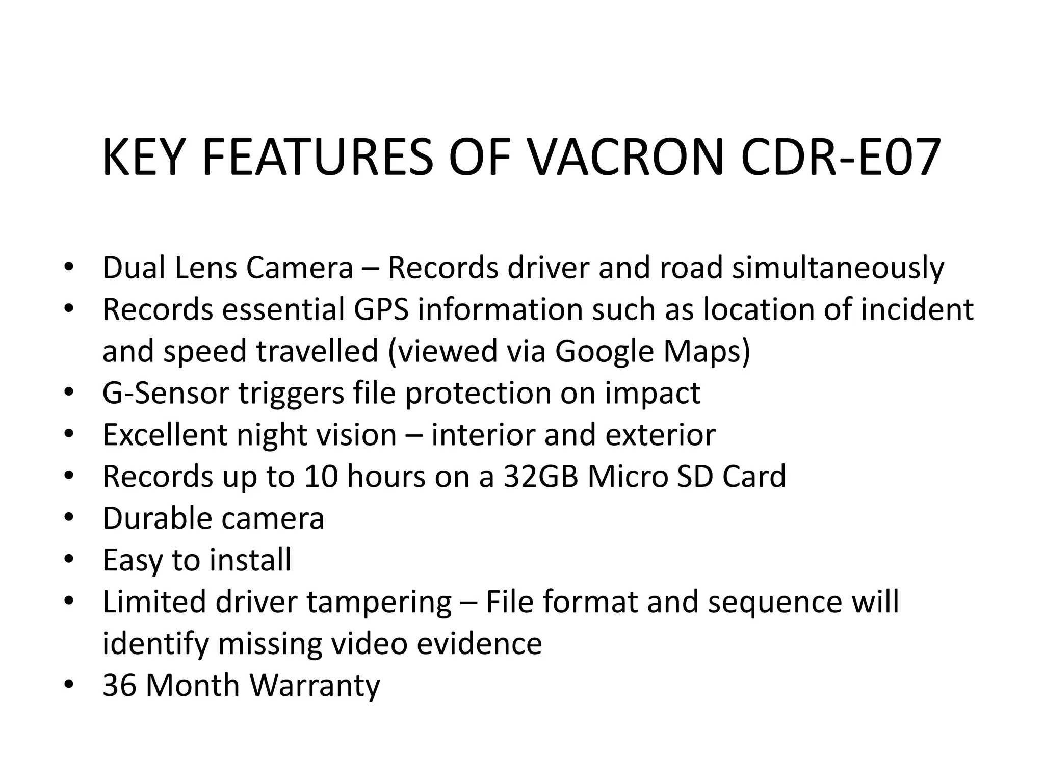 Daisy Fleet Camera Power Point | PPTX