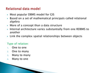 Spatial Data Model 2 | PPT