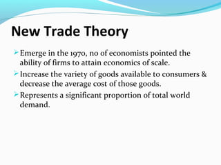 International Trade Theory | PPT
