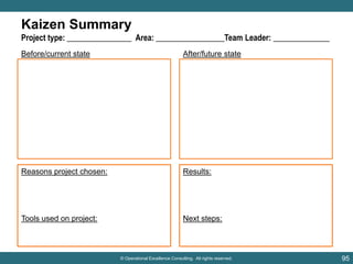 Kaizen Event Guide | PDF