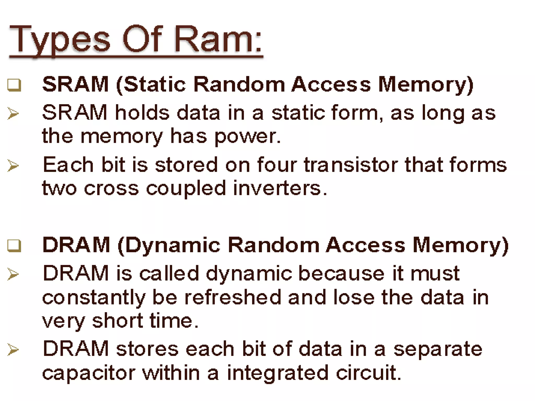 Random Access Memory | PPT