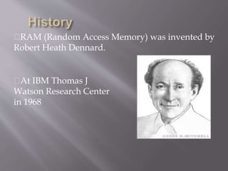 Random Access Memory | PPT
