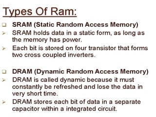 Random Access Memory | PPT