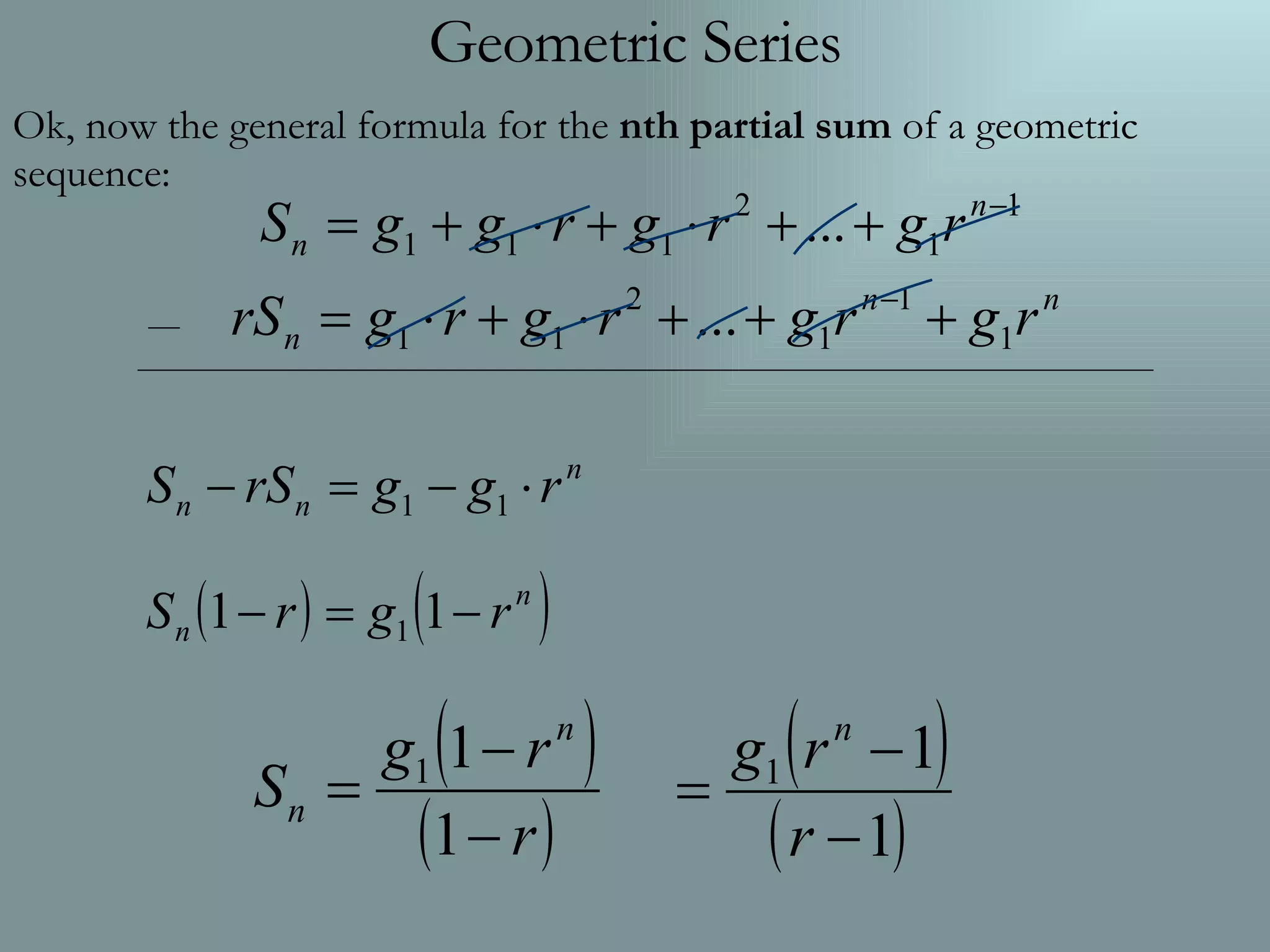 3.11.08 Geometric Series 1 | PPT
