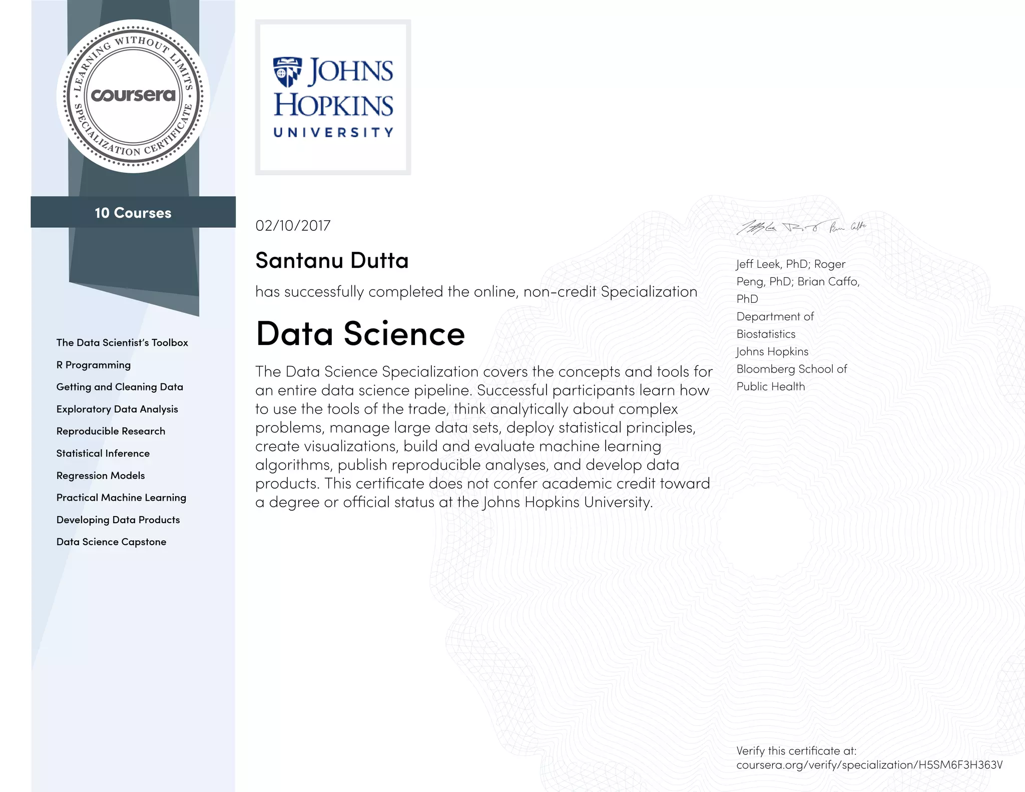 Coursera Data Science Specialization | PDF